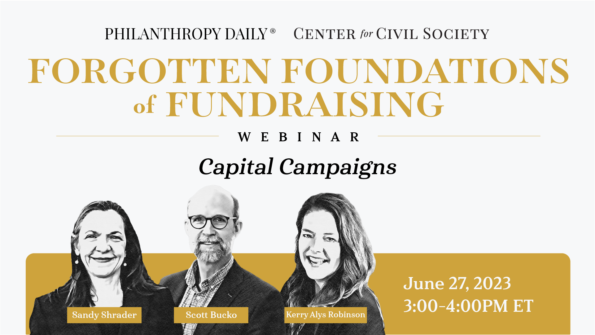 Forgotten Foundations Of Fundraising Webinar: Capital Campaigns ...